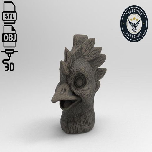 🐔 Chicken Mask 3D Print Model・ 3D File for 3D printing・Cults