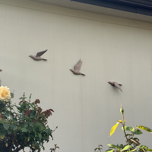 🐦 Birds in Flight: Three beautiful wall-mounted bird sculptures・ 3D ...