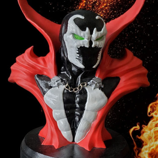 👤 Spawn Bust・3D Print with the créality K1C 3D printer・Cults