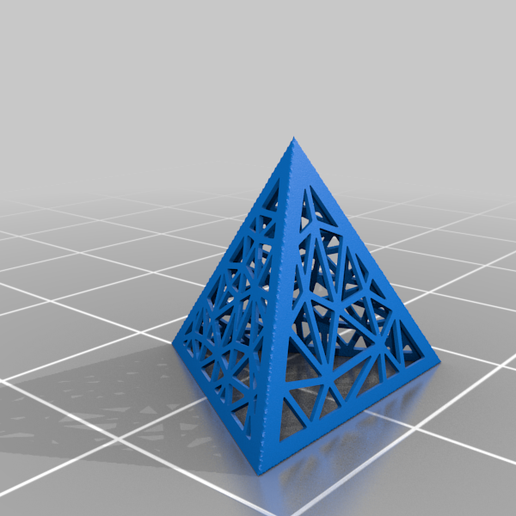 🎨 Mathematical Art: Tetrahedron Delaunay Triangle Lamp・Free 3D File for ...