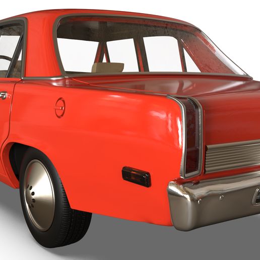 🚪 The 71 Valiant third gen 4 Door in Duel 3D models to print・ 3D File ...