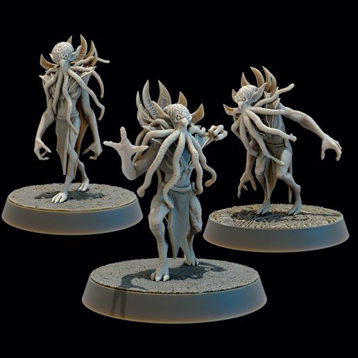 👺 The Mind Goblin (3 POSES)・ 3D File for 3D printing・Cults