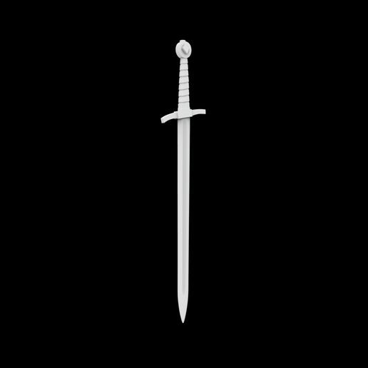 🗿 Medieval Longsword 3D Print Model・ STL File for 3D printing・Cults