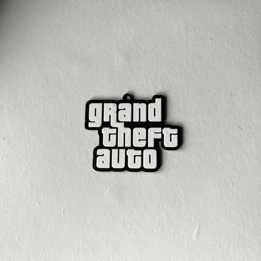 STL file GTA KEYCHAIN 🗝️ ・3D print model to download・Cults