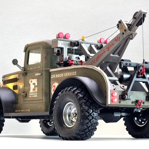 ⚽ EWR Mk1 "WORKRIG"_Wrecker _1/10 RC Body and Chassis・ 3D File for 3D ...