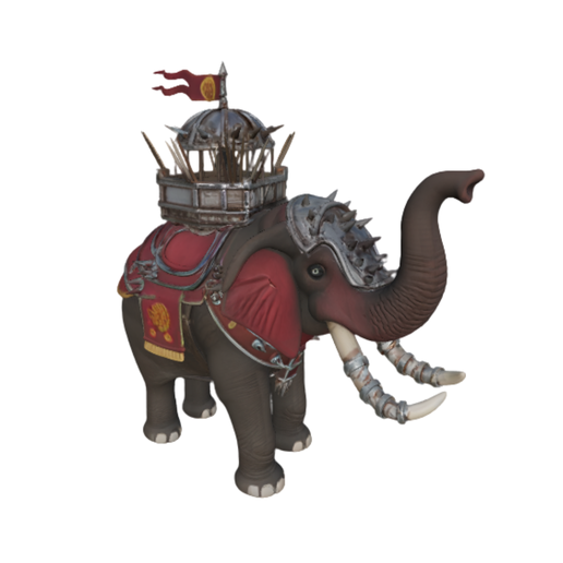 🐘 Ancient Battle Beast –War Elephant – Table Ornament & Display Model ...