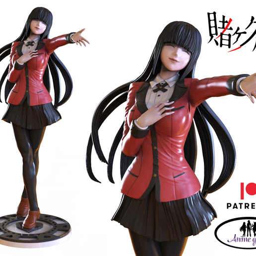 Fichier 3D Yumeko + version sexy 🫦 ・Objet pour impression 3D à ...