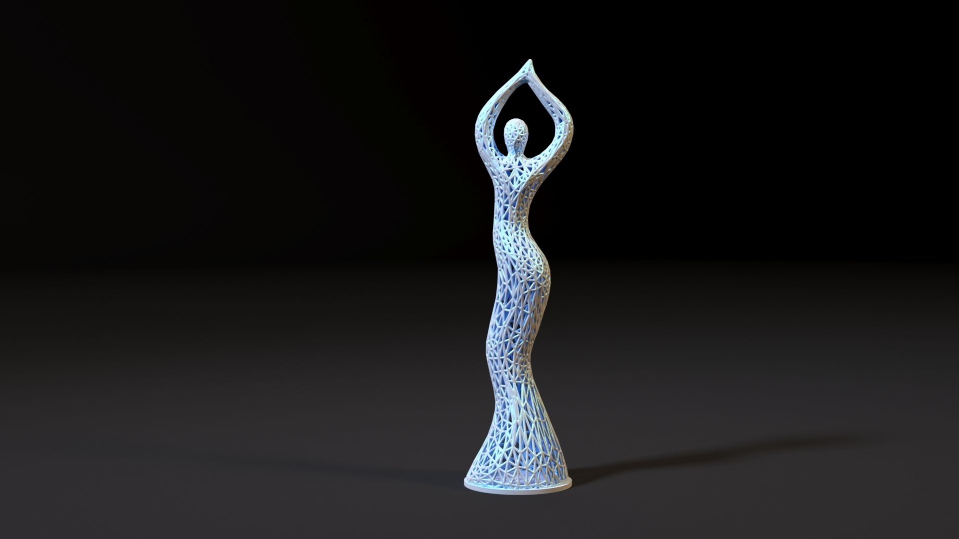 Archivo 3D Estatuilla de una mujer que baila・Diseño de impresora 3D para descargar・Cults