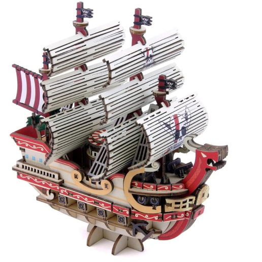 🚢 one piece red force ship laser cut・ DXF File for 3D printing and CNC ...