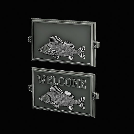 🐠 relief 1 FISH EUROPEAN PERCH / PERCA FLUVIATILIS・Free STL File for 3D ...