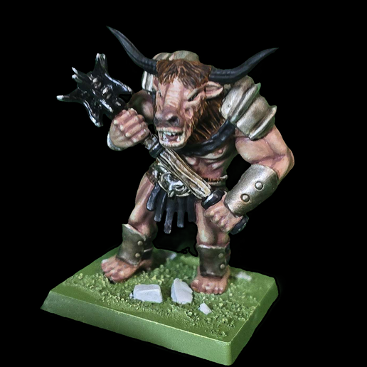 🔨 Theriomorph Longhorn Minotaur (PRESUPPORTED)・ 3D File for 3D printing ...