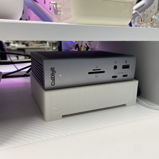 🧑‍🔧 Caldigit TS4 cooling stand・ STL File for 3D printing・Cults