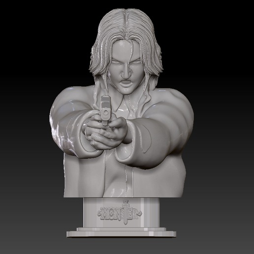 🎨 Dr. Tenma Kenzo - Urasawa FAN ART - MONSTER bust・ STL File for 3D ...
