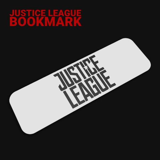 3MF file Justice League bookmark 🔖 ・3D print model to download・Cults