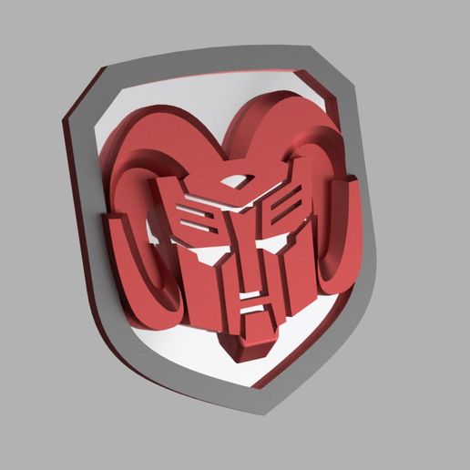 🐏 Dodge Ram Transformers Autobot emblema / logotipo (frente)・Archivo ...