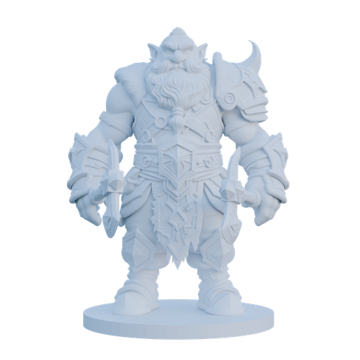 🎲 Dwarf・ STL File for 3D printing・Cults