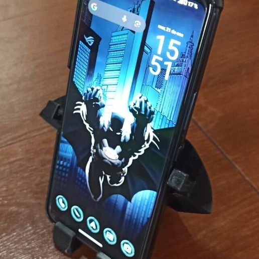 Free STL file Soporte para teléfono - murciélago 📱 ・3D printer model to ...