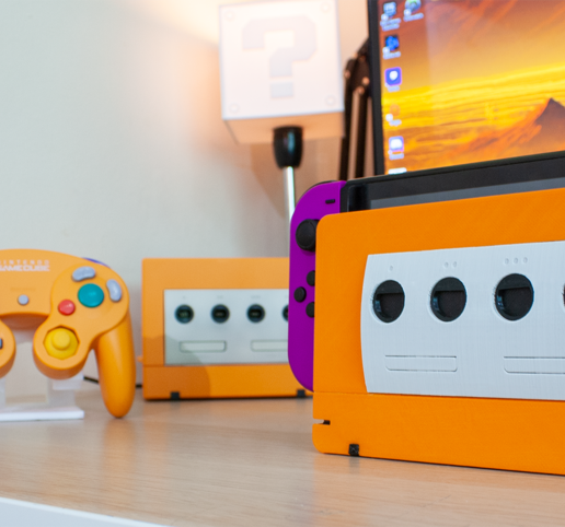 🎮 Nintendo Gamecube Switch Dock.・ STL File for 3D printing・Cults
