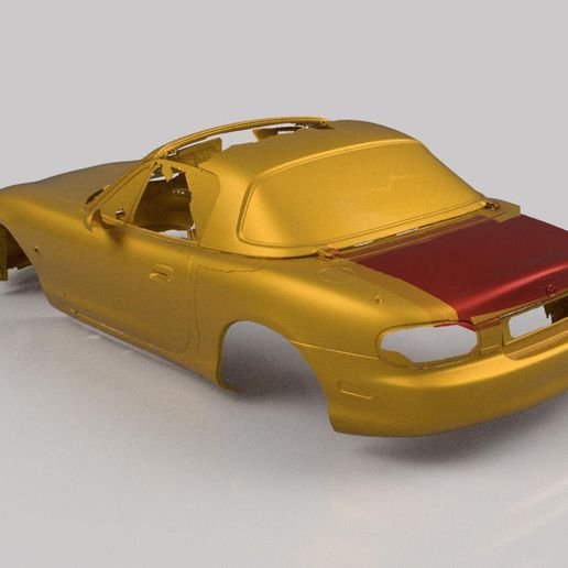 🚗 Mazda Miata MX-5 NB MK2 - Trunk / Boot - 3D Scan・ STL File for 3D ...