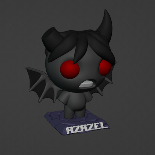 🎲 the binding of Isaac Azazel・Free STL File for ・Cults