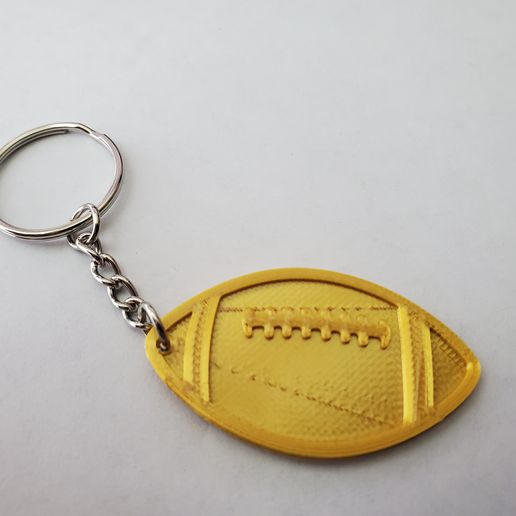 🏈 Football Keychain・ STL File for 3D printing・Cults