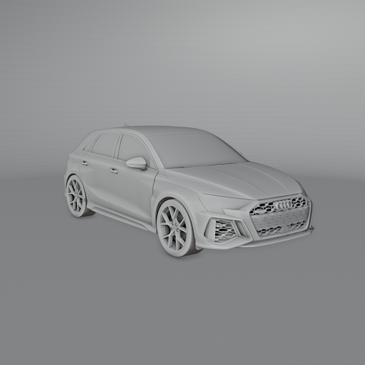 STL file Audi RS3 Y8 2022 🚗 (OBJ)・3D print design to download・Cults