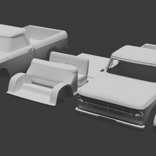 🚗 DODGE D100・ 3D File for 3D printing・Cults