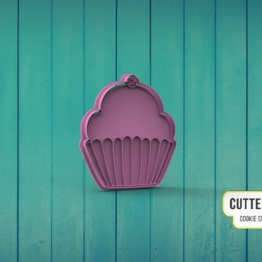STL file Cupcake Cookie Cutter 🧁 ・3D printer design to download・Cults