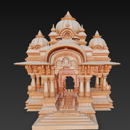 🕍 Temple・ STL File for 3D printing・Cults