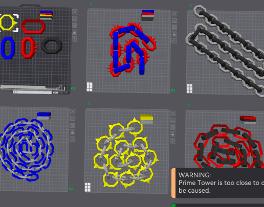 ⛓️ 5 Different Print Together Spike Designs・ STL File for 3D printing・Cults
