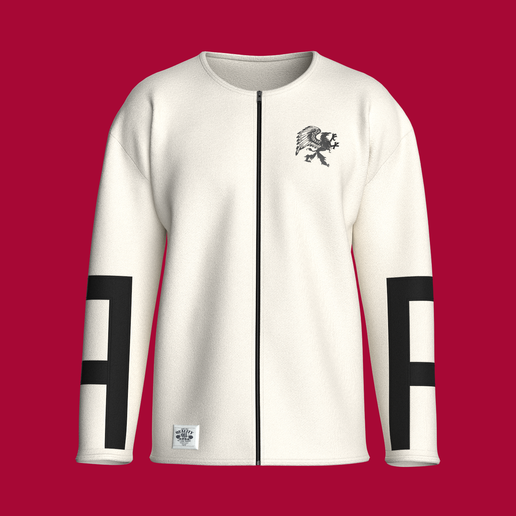 🤐 Men Printed Zip Sweatshirt With Patch | Marvelous / Clo3d / obj / fbx ...