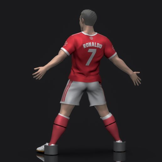 🏈 Cristiano Ronaldo 2・Free STL File for ・Cults