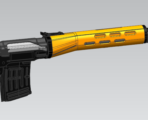 🔫 SVD sniper rifle・ 3D File for 3D printing・Cults