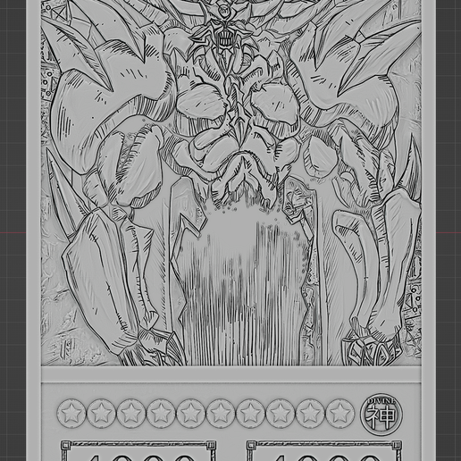 obelisk the tormentor coloring page