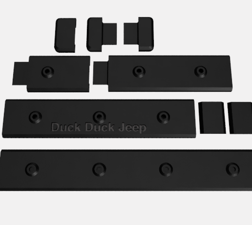 🦆 Jeep duck mount attachment linkage/joiner・Archivo STL para Impresión ...