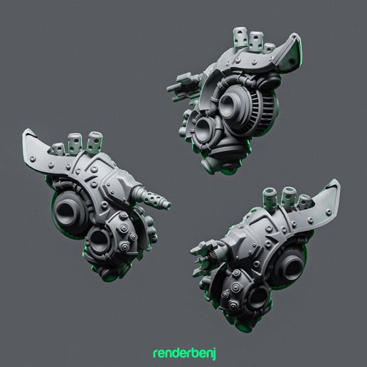 🤏 EPICALLY SMALL NECROTECH EXECUTORS・ 3D File for 3D printing・Cults