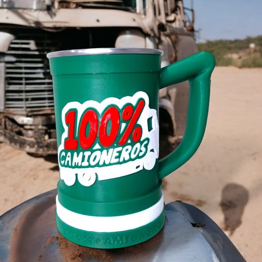 STL file CHOP 100% CAMIONEROS 💯 ・3D print design to download・Cults
