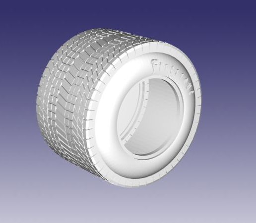 👽 Firestone Pro Mod tire・ STL File for 3D printing・Cults