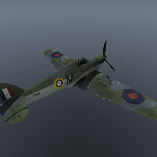 STL file Hurricane Mk.I/L FAA M 🚁 ・3D printer design to download・Cults