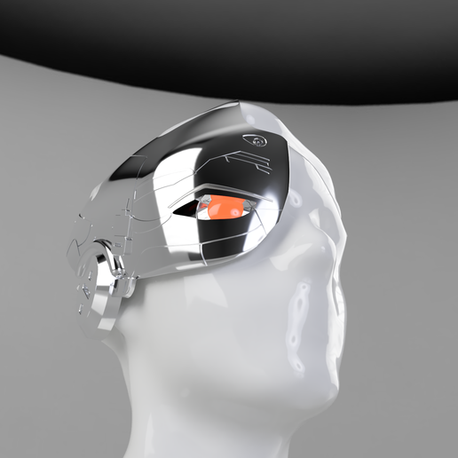 🦸 Cyborg cybernetic head piece DOOM PATROL・ STL File for ・Cults