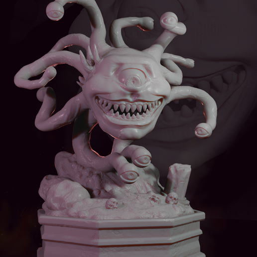 🗿 Beholder, rpg boss figure andalarus legends・ STL File for 3D printing ...