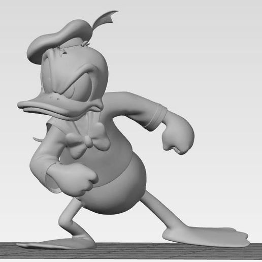 🦆 Donald duck・Free 3D File for 3D printing・Cults