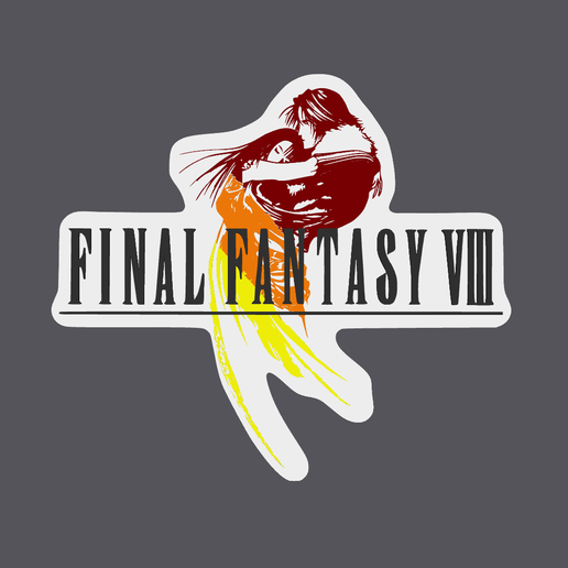 🟪 Final Fantasy VIII Logo・ 3MF File for 3D printing・Cults