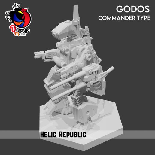🎲 Zoid: Godos・ STL File for 3D printing・Cults