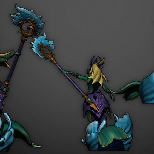 🧜‍♀️ Nami - League of Legends・ 3D File for ・Cults