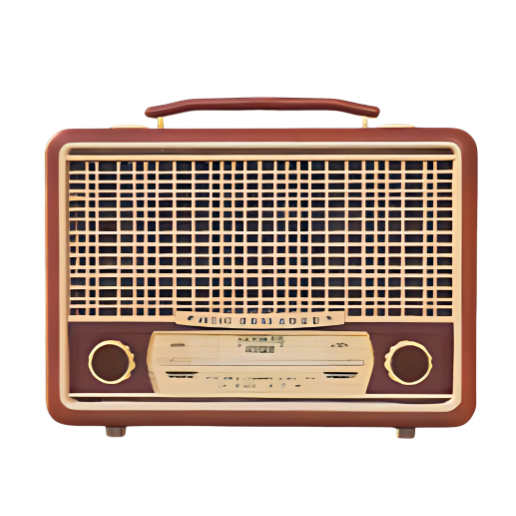 📻 Vintage Portable Radio・ STL File for 3D printing・Cults