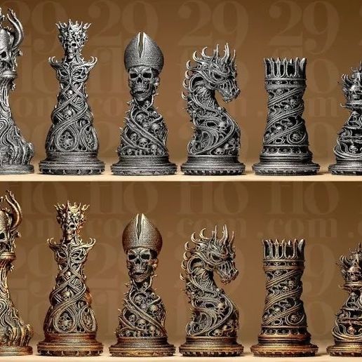 fantasy chess art