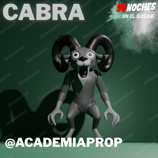🐐 GOAT 99 NIGHTS IN THE WOODS-ROBLOX・ 3D File for 3D printing・Cults