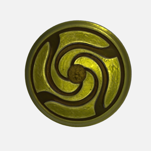 🎭 Jujutsu Kaisen Uniform Button | Cosplay Accessory・ OBJ File for 3D ...