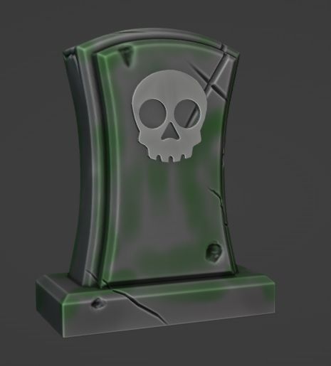 ⚱️ Funeral stone for Halloween 2・ STL File for 3D printing・Cults